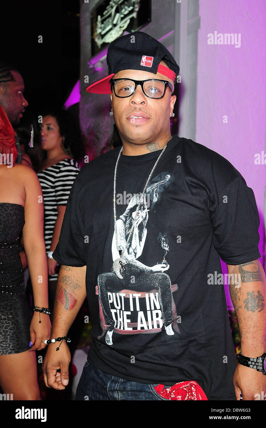 Spliff Star attending the Rico Love party where Rico Love purchased a ...