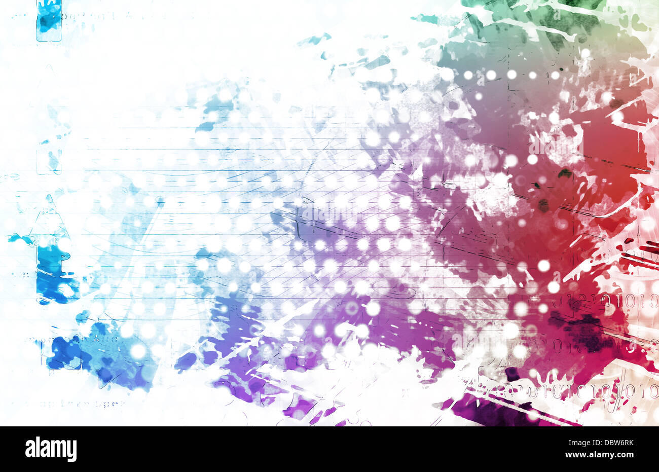 Modern Retro Abstract Paint as Splash Background Stock Photo - Alamy