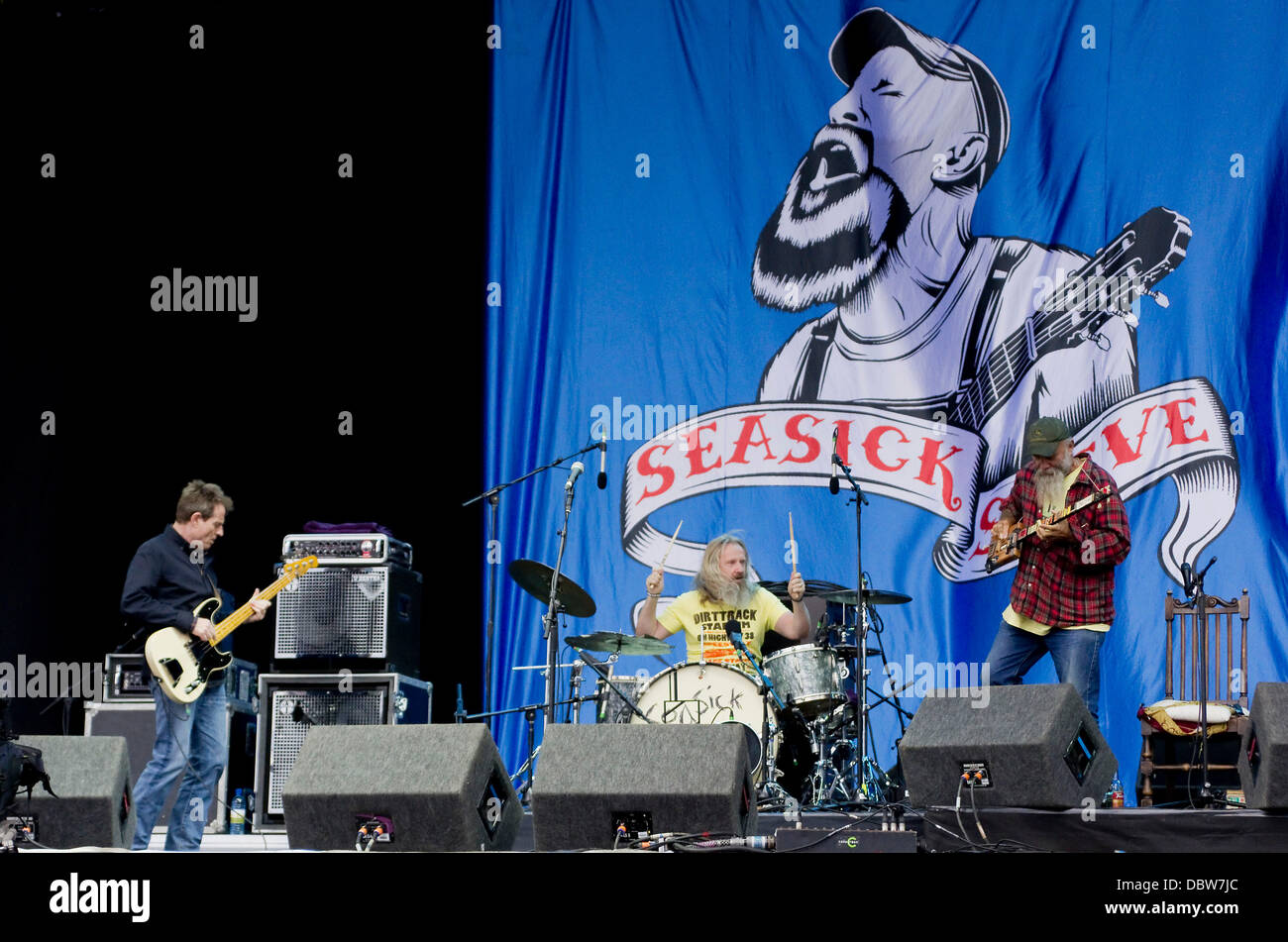 Seasick Steve and John Paul Jones Leeds Festival at Bramham Park - Day ...