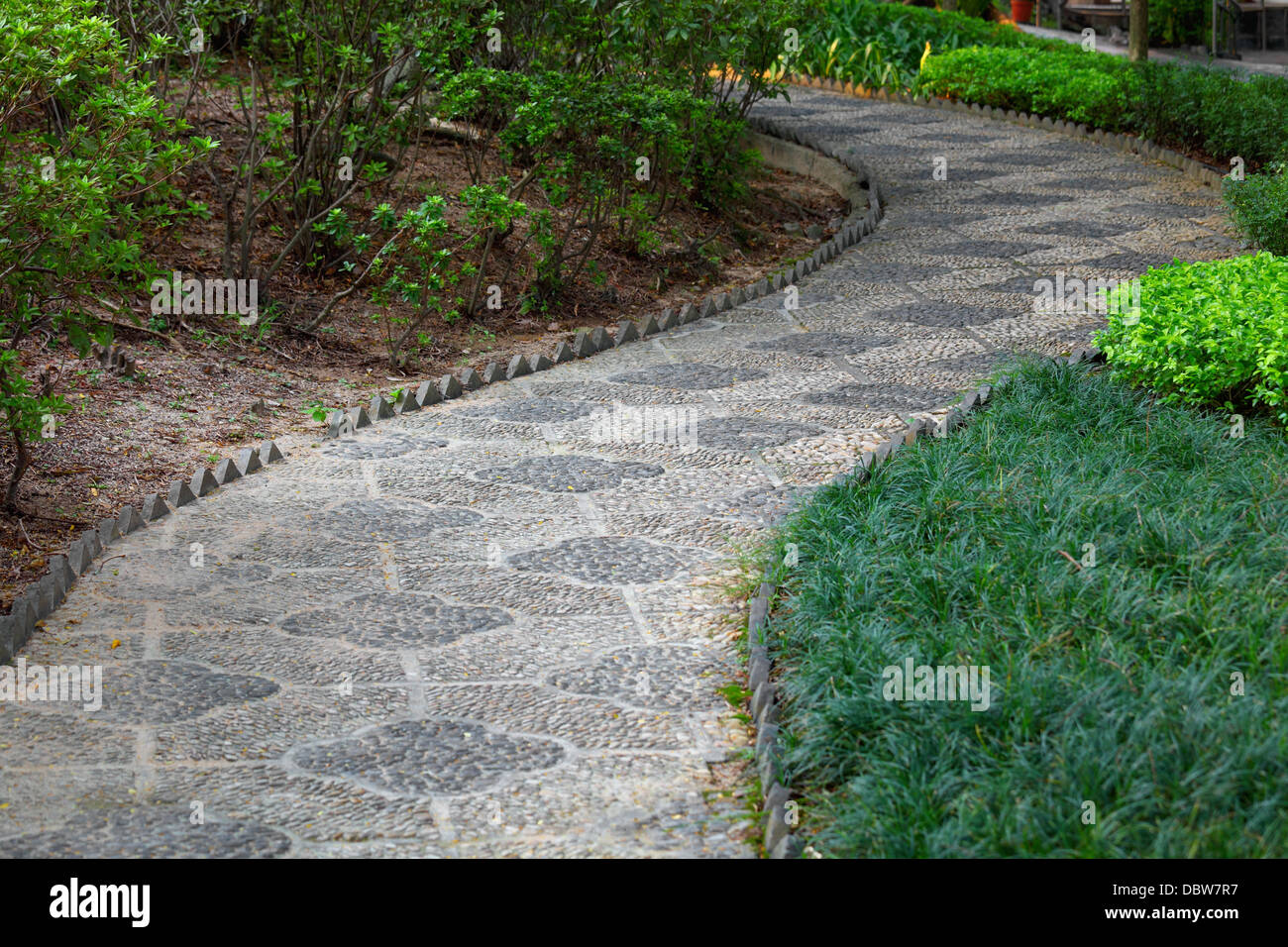 path in chinese garden Stock Photo - Alamy