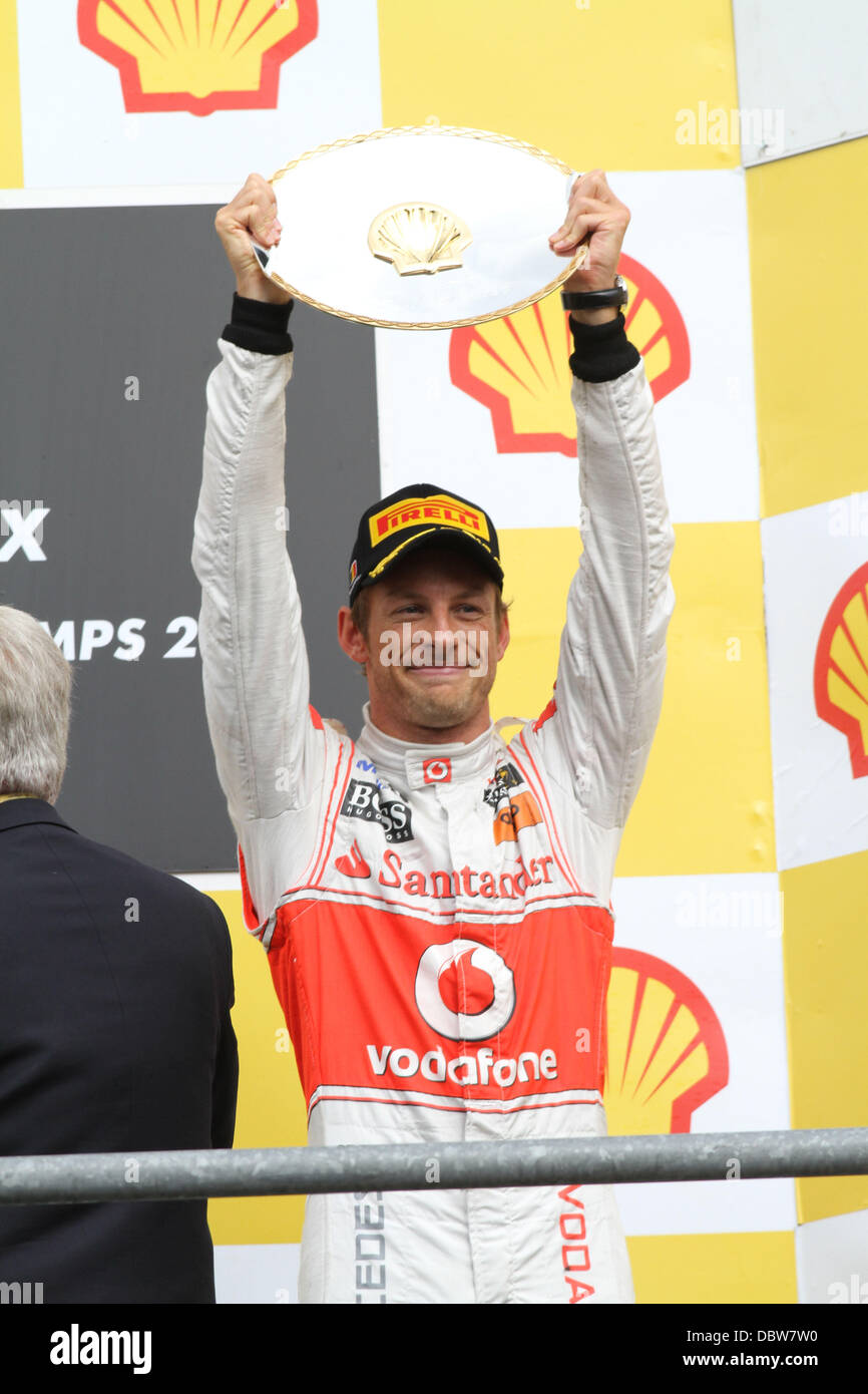 Jenson Button Formula 1 - The Belgian Grand Prix held at Spa Belgium ...