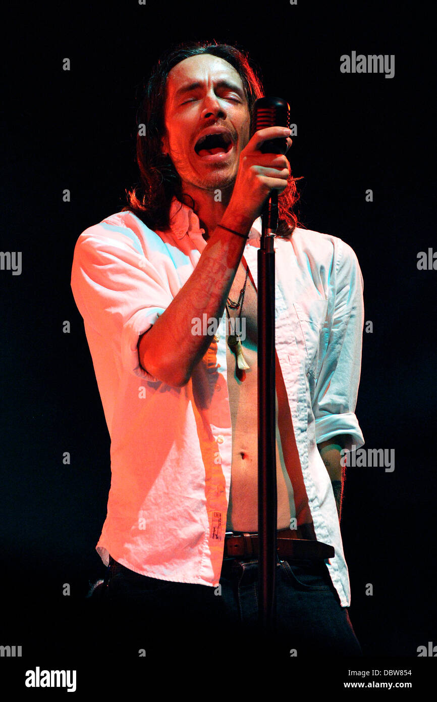 Brandon Boyd Incubus performs at the Molson Canadian Amphitheatre ...