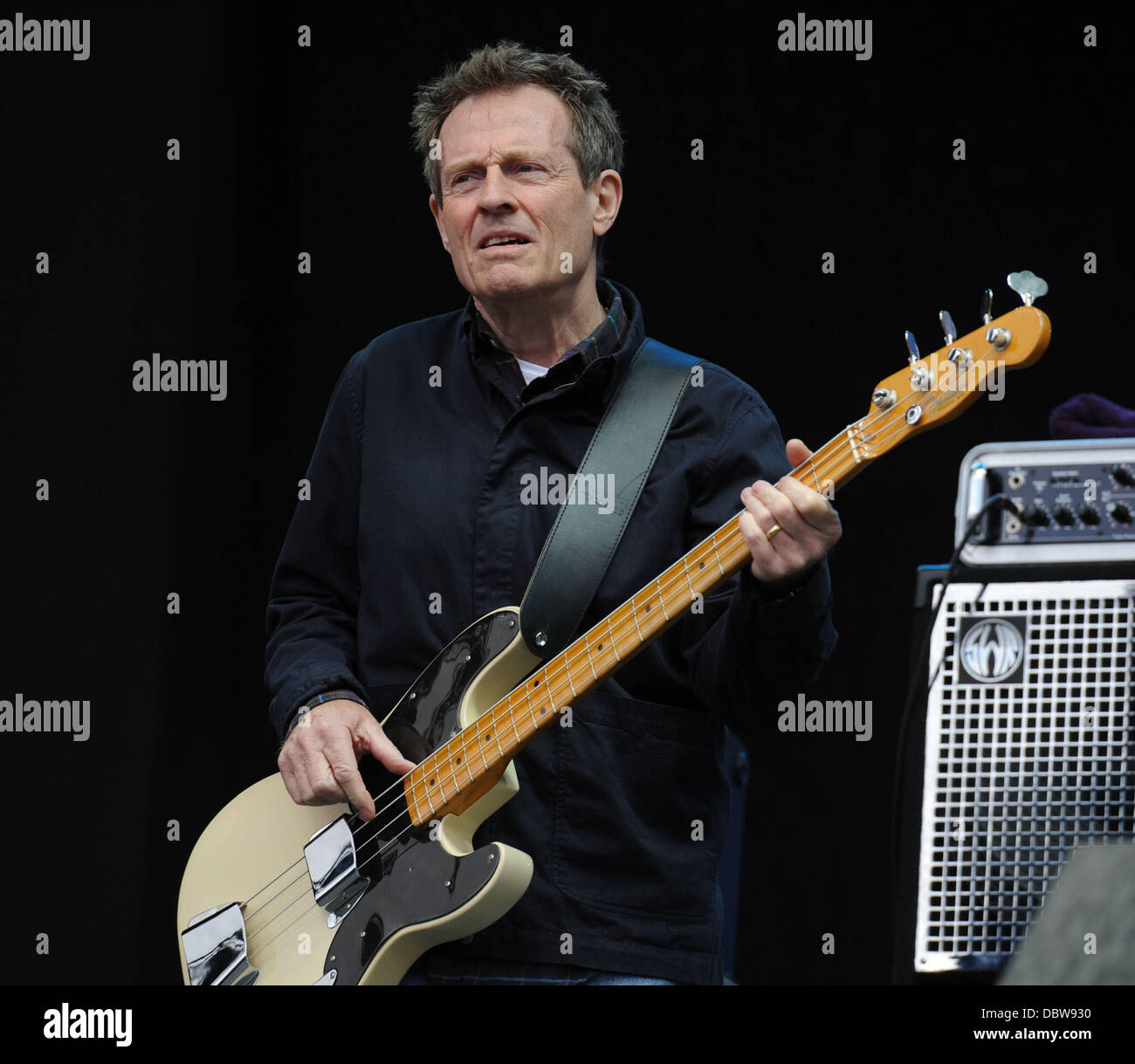 John Paul Jones performs with Seasick Steve Leeds Festival at Bramham ...