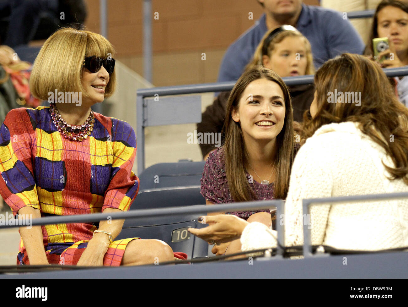 Mirka federer anna wintour hi-res stock photography and images - Alamy