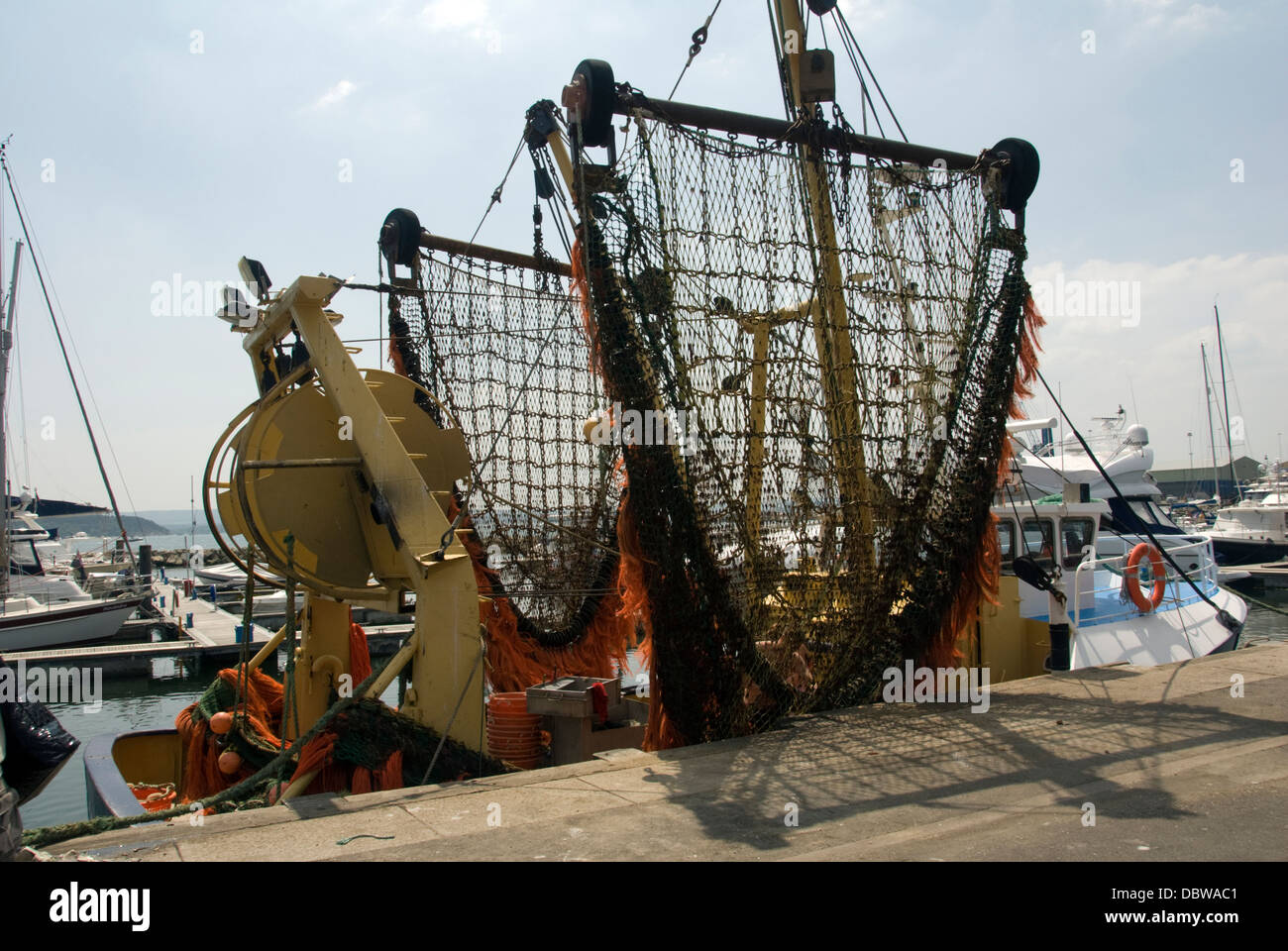 Trawl nets hi-res stock photography and images - Alamy