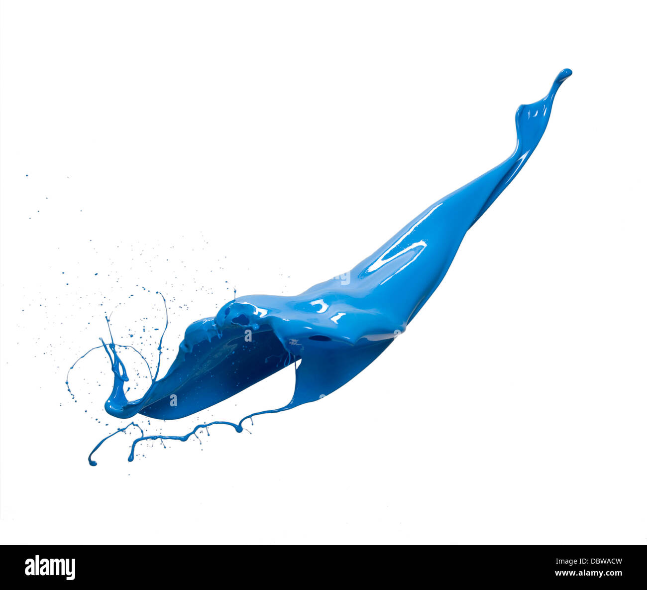 Blue paint hi-res stock photography and images - Alamy