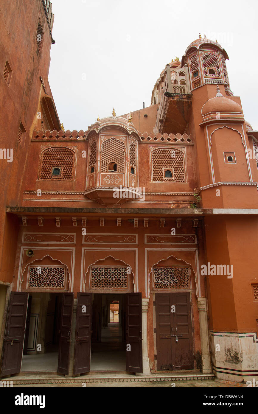 The Hawa Mahal Palace built for the Maharaja Sawai Pratap Singh by Lal ...