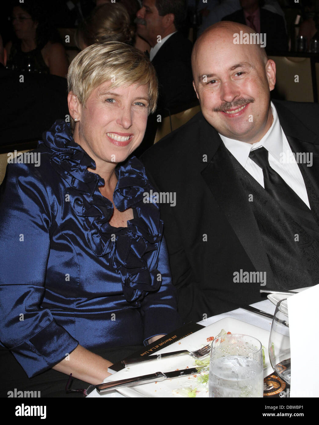 Wendy Greuel and Guest 2011 Eagle & Badge Foundation Gala held at The ...