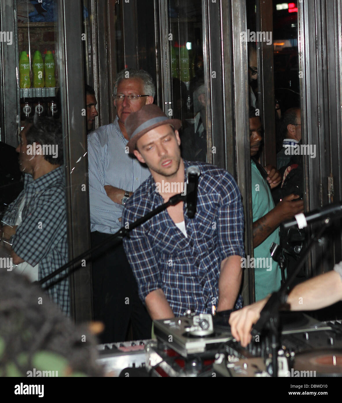 Justin Timberlake performing with his new band FreeSol at Southern ...