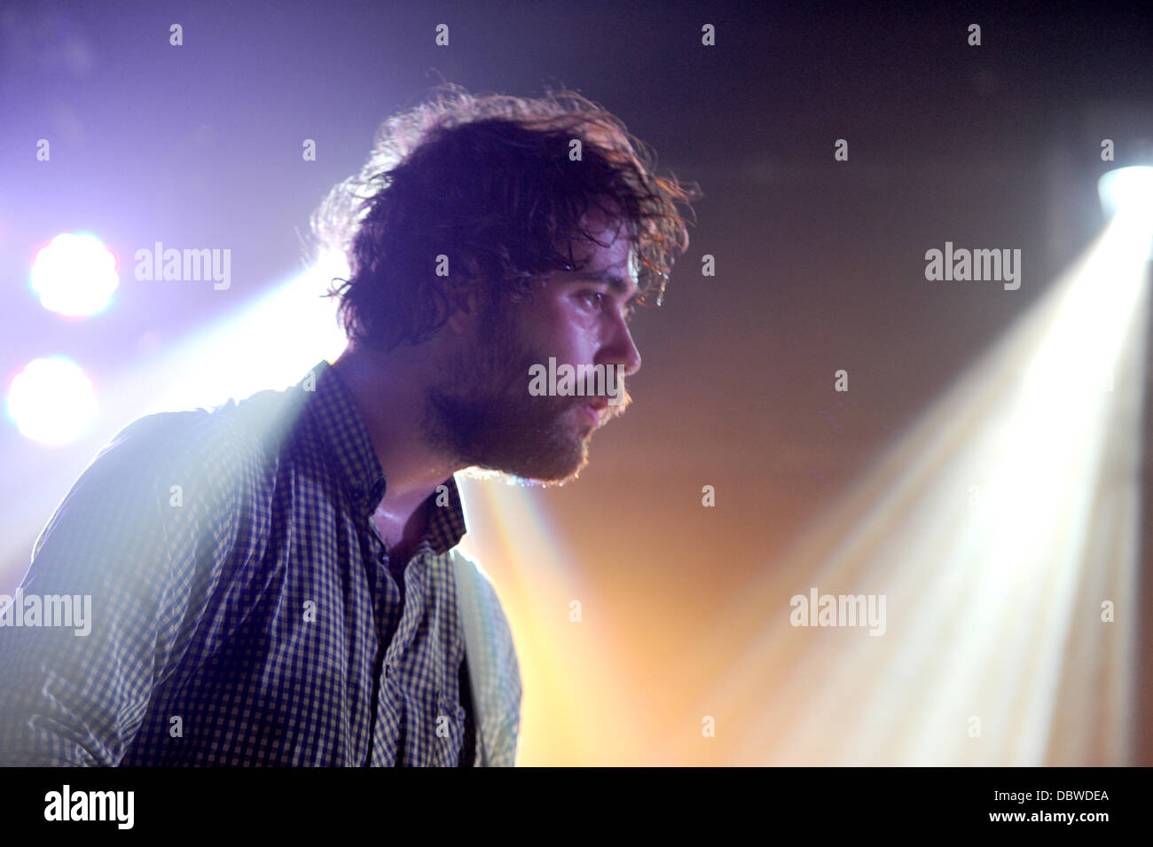Ryan Schaefer of Royal Bangs performing live at the O2 Academy ...