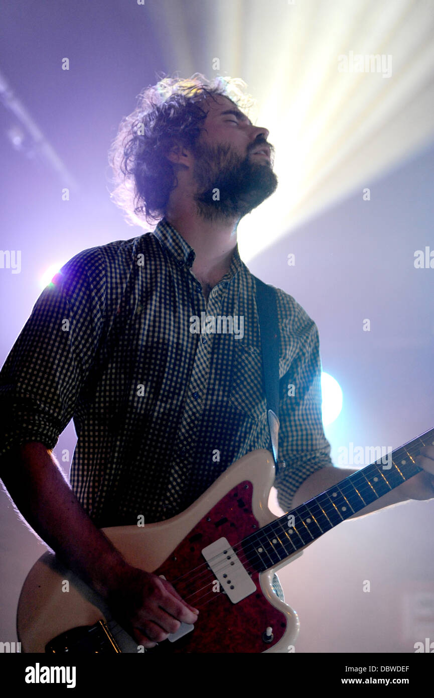 Ryan Schaefer of Royal Bangs performing live at the O2 Academy ...