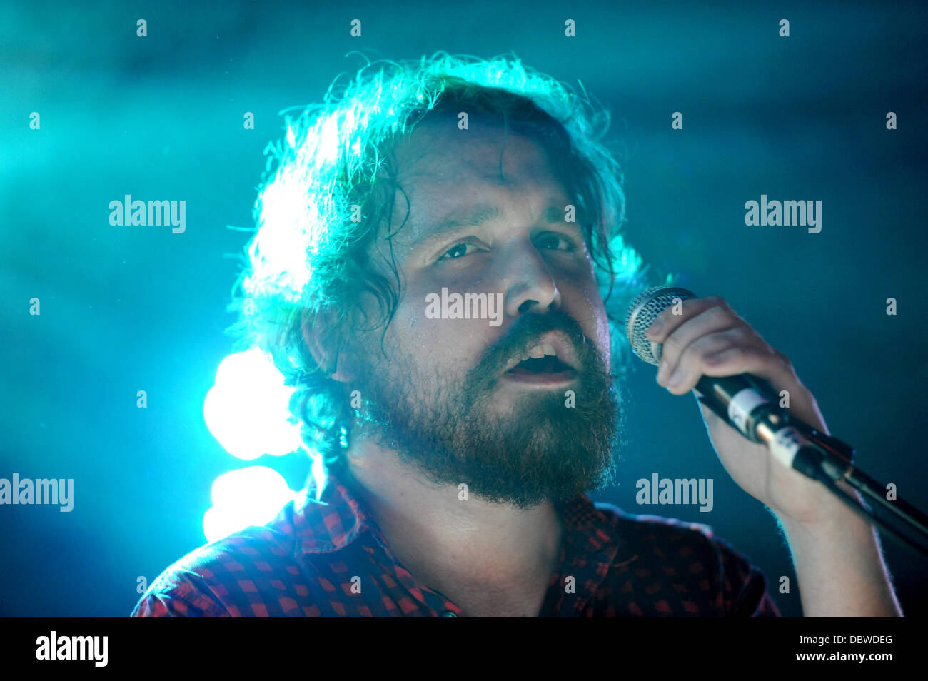 Ryan Schaefer of Royal Bangs performing live at the O2 Academy ...