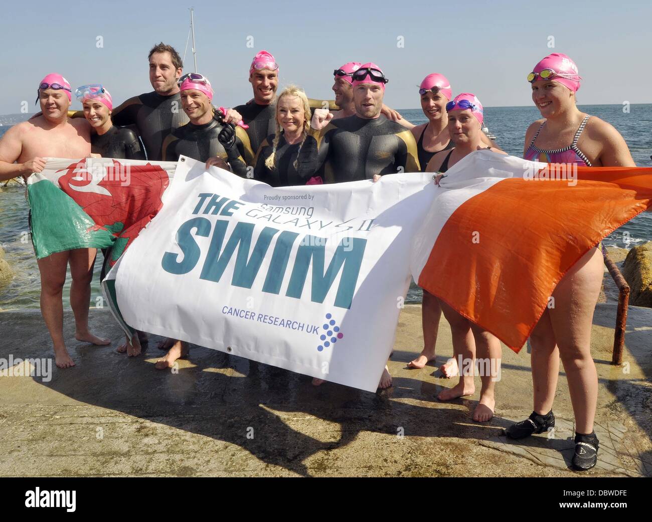 Singer Ronan Keating, TV presenters Jenny Frost and Jason Bradbury, and ...
