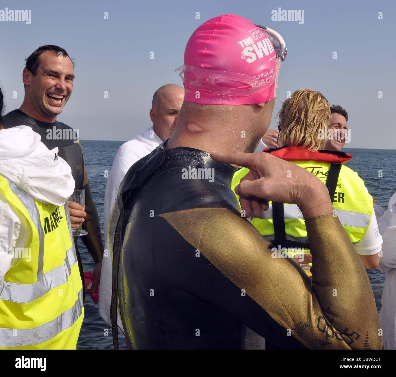 Singer Ronan Keating, TV presenters Jenny Frost and Jason Bradbury, and ...
