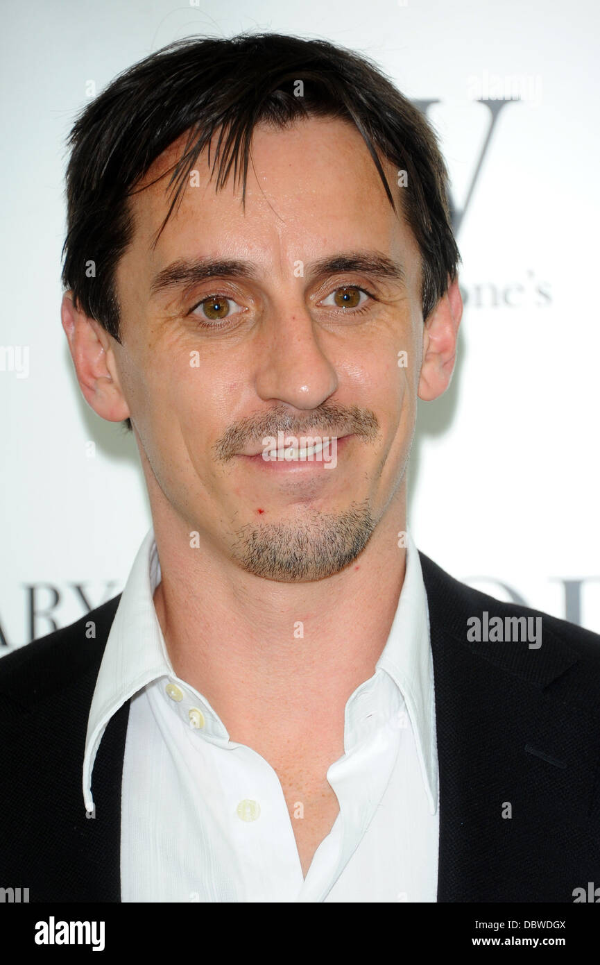 Gary Neville signs copies of his autobiography 'Red' at Waterstones ...
