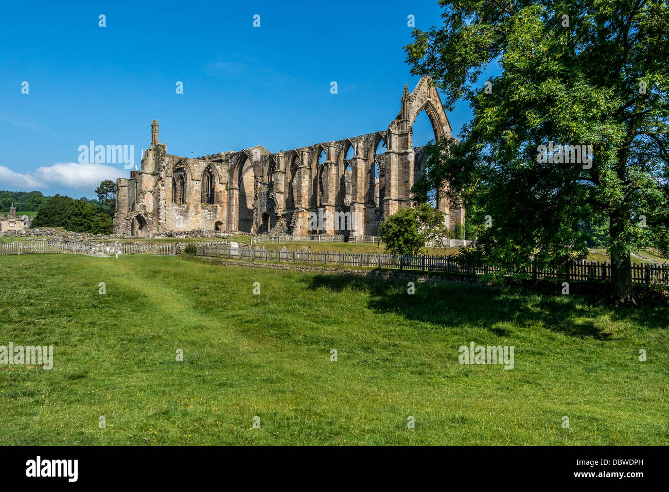 Ruins of the 12th century augustinian monastery hi-res stock ...