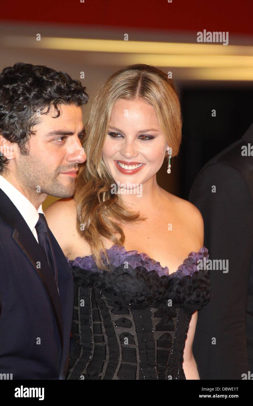Abbie Cornish and Oscar Isaac The 68th Venice Film Festival - Day 2 ...