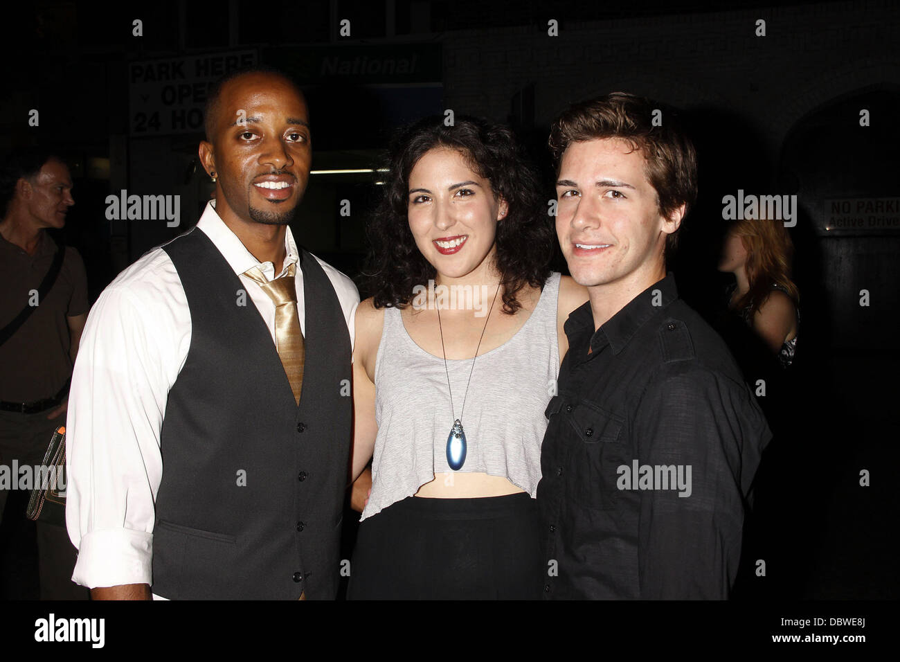 Timothy Olin, Julia Peterson and Tyler Herwick Premiere of the web ...