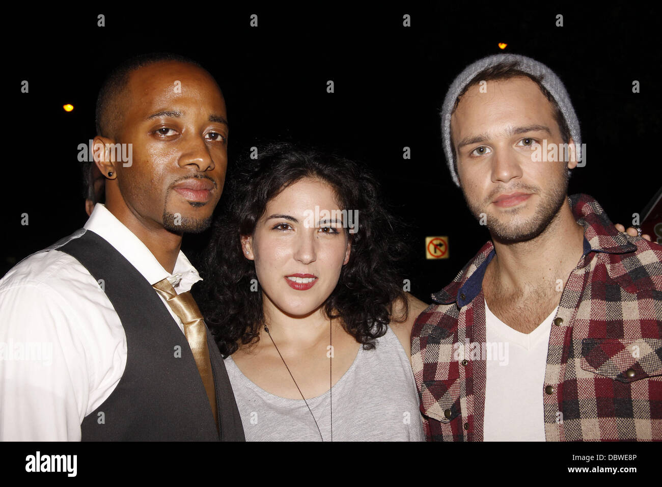 Timothy Olin, Julia Peterson and Taso Mikroulis Premiere of the web ...