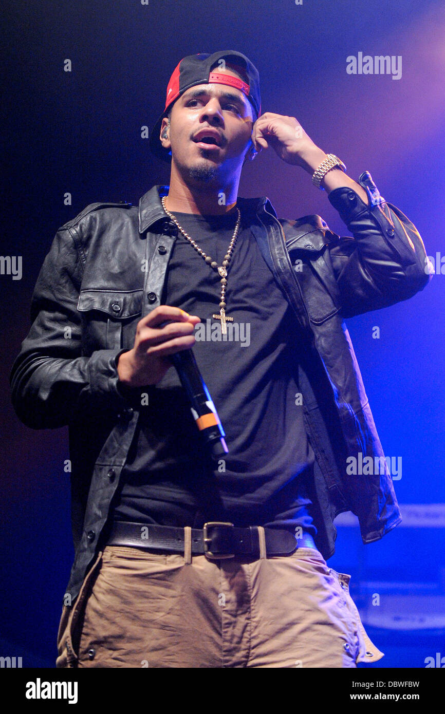 J.Cole, aka Jermaine Lamarr Cole performs live at The Sound Academy in ...