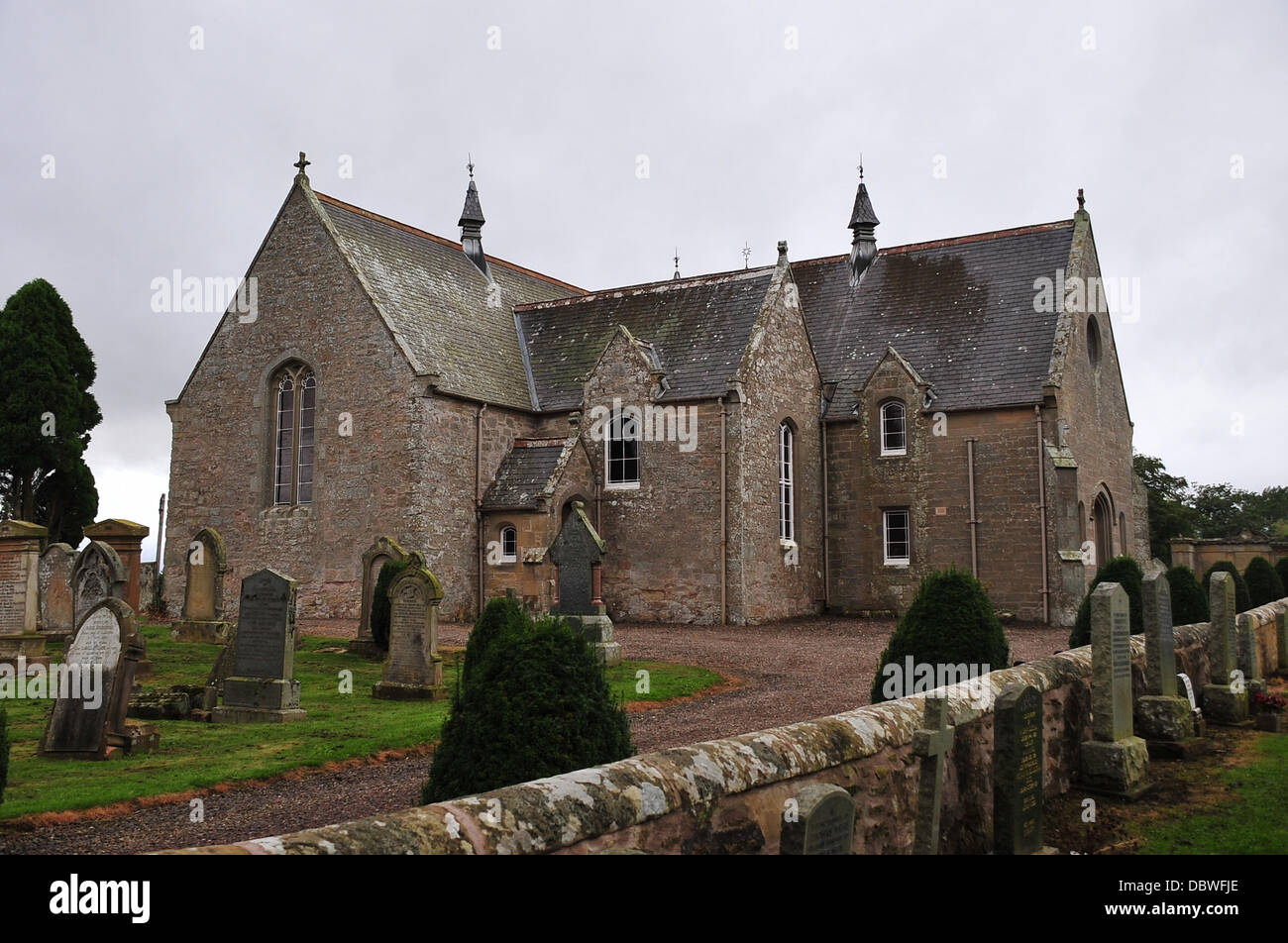 General view of Edrom Church The wedding of Andrew Charlton and Edwina ...