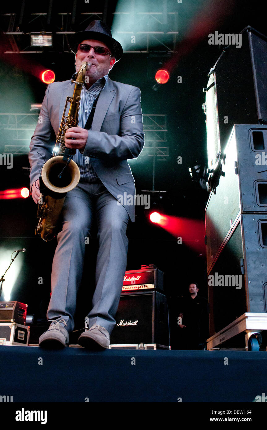 Lee Thompson of Madness The Ultrasound Music Festival - Day 2 ...