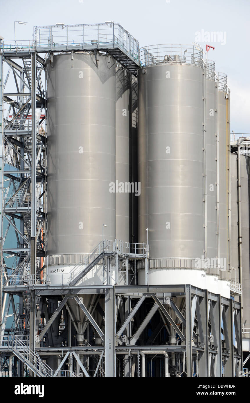 Stainless steel storage tanks hi-res stock photography and images - Alamy