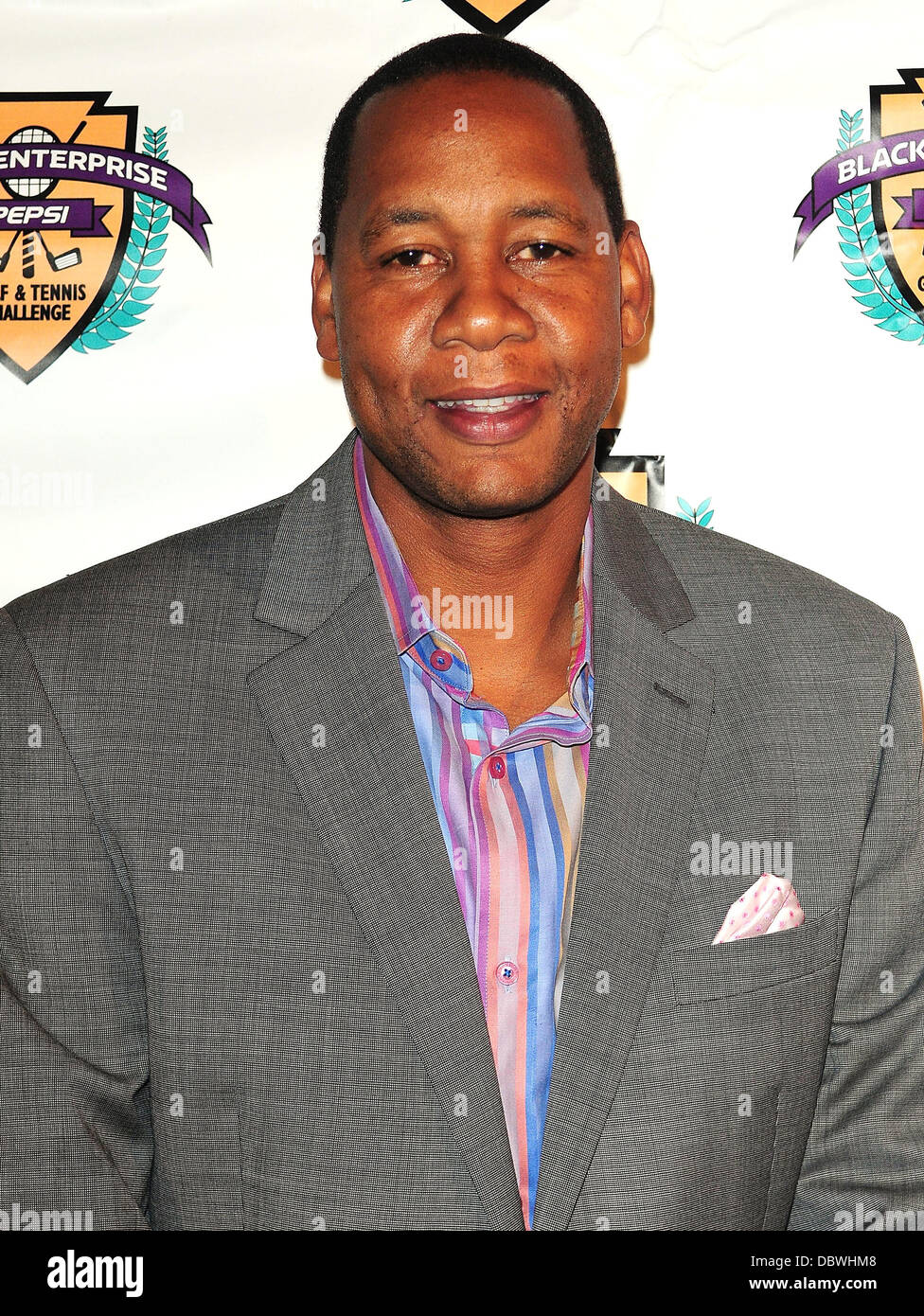 Mark Curry at La Pepsi Fete concert with Wyclef Jean during the Black ...