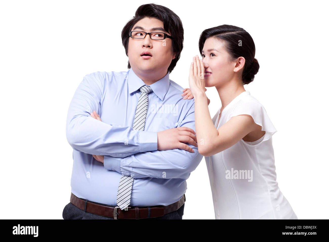 Two females sharing secret hi-res stock photography and images - Alamy