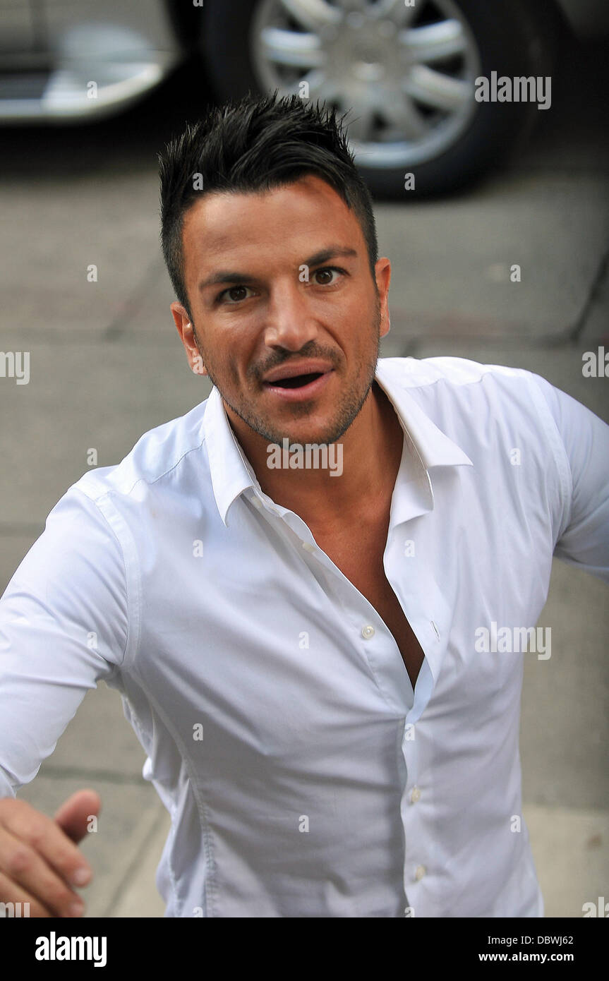 Peter Andre at the ITV studios London, England - 05.09.11 Stock Photo ...