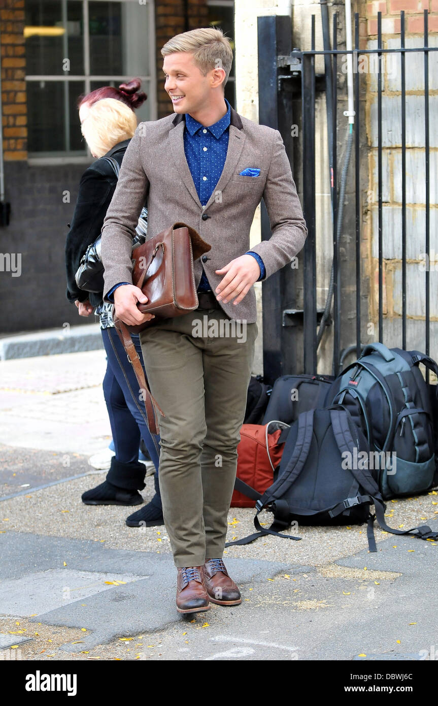Jeff Brazier at the ITV studios London, England - 05.09.11 Stock Photo ...