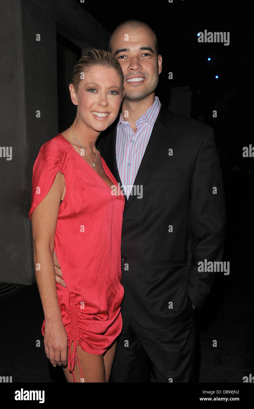 Tara Reid arriving at 'C' restaurant with her new husband Zack Kehayov ...