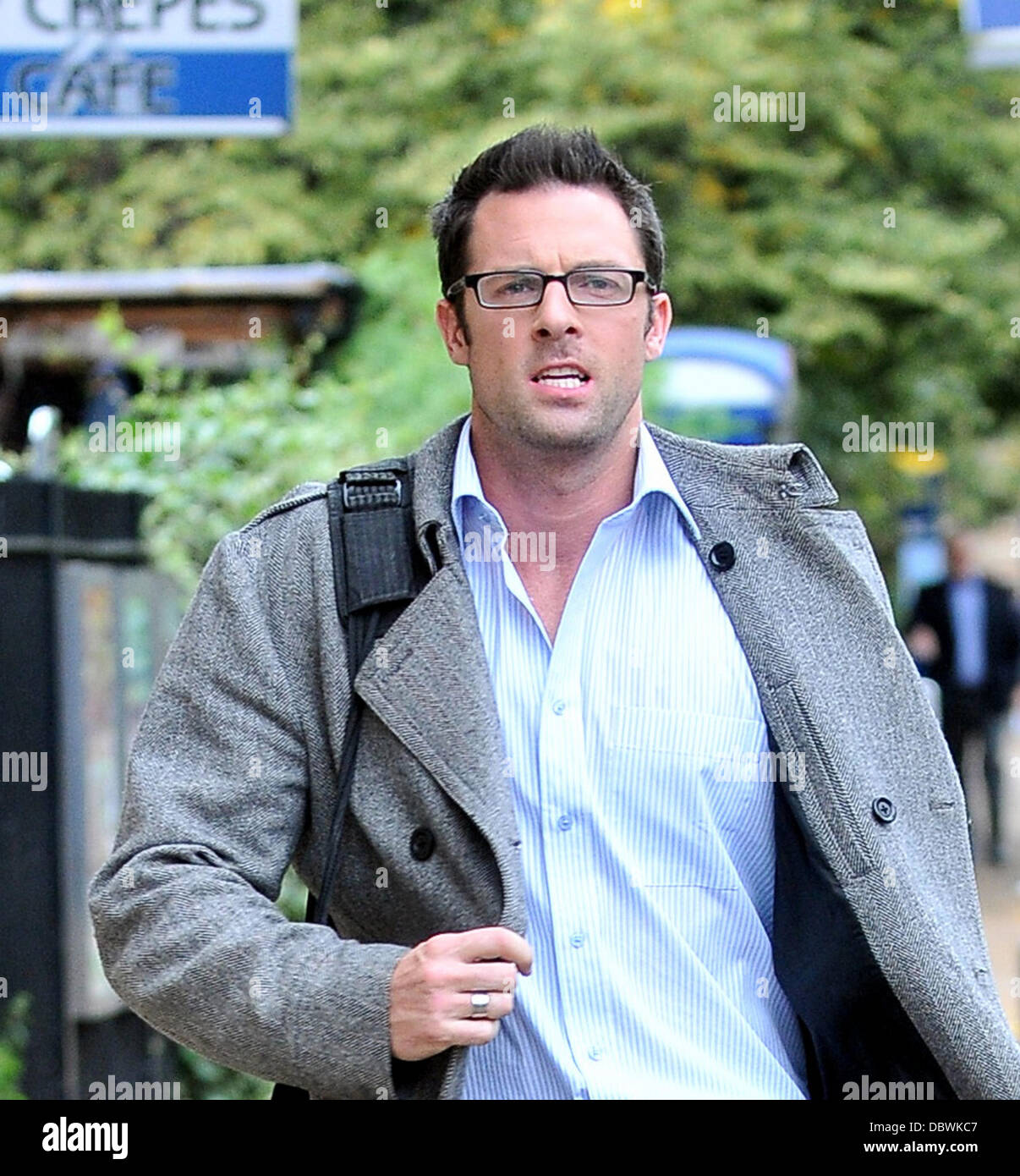 Benedict Garrett at the ITV studios London, England - 06.09.11 Stock ...