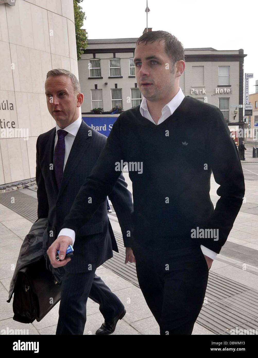 Leonard Watters arriving at court. He is charged with knowingly making ...