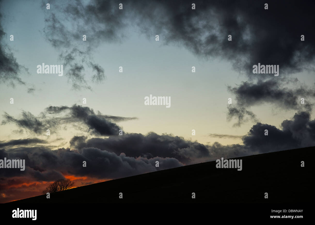 Dark Moody Clouds Stock Photo - Alamy