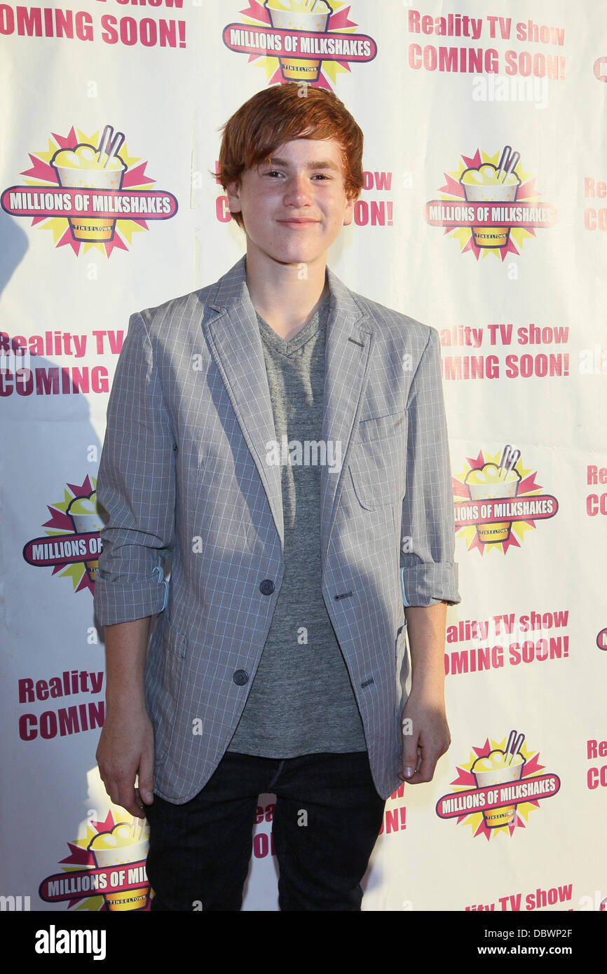 Teen actor Justin Tinucci visits Millions Of Milkshakes in West ...