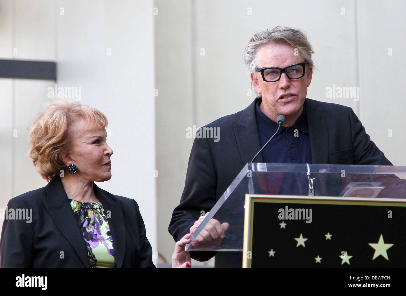 Maria Elena Holly and Gary Busey Buddy Holly Star Unveiling On The ...