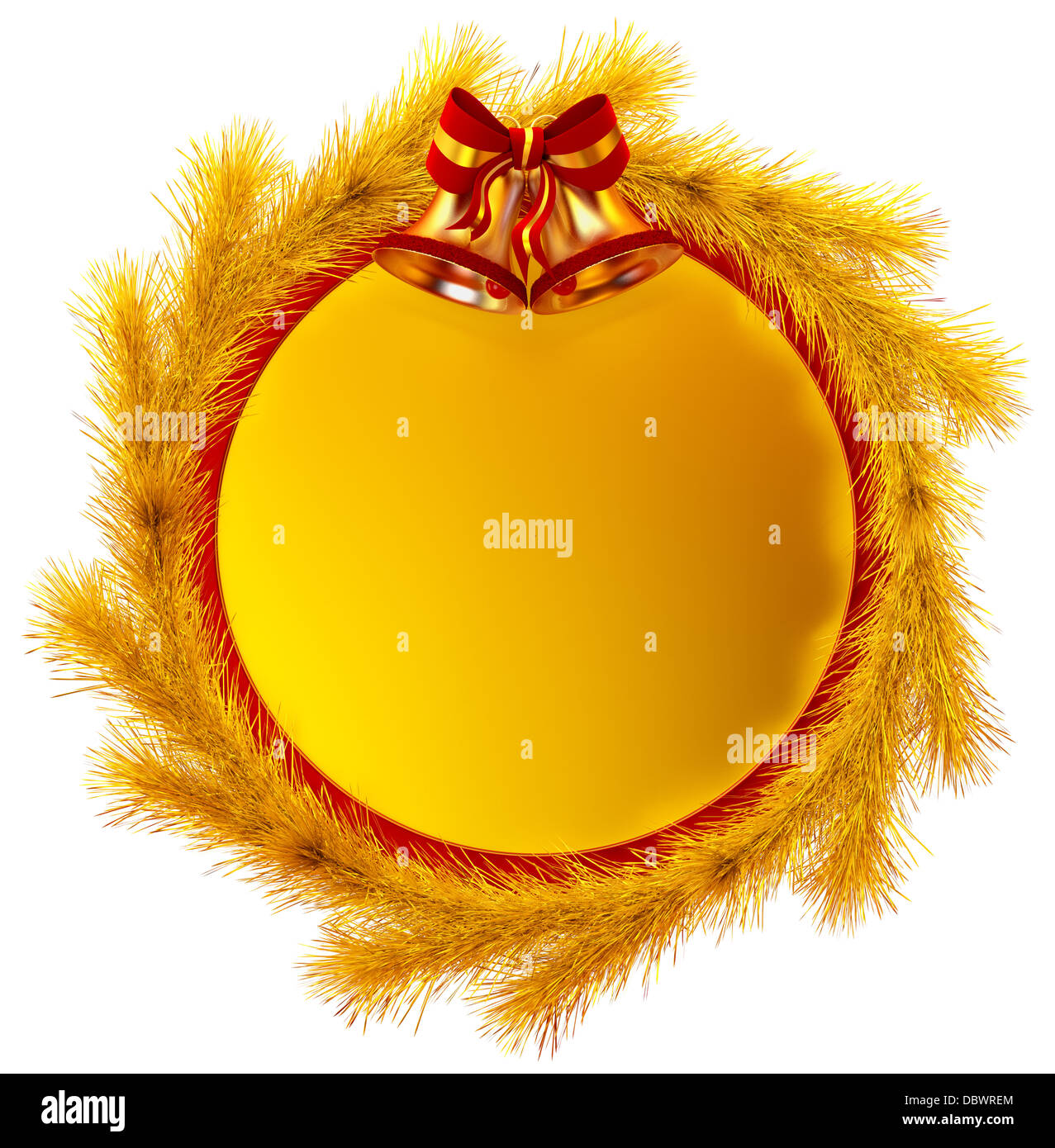 Yellow ribbon frame Cut Out Stock Images & Pictures - Alamy