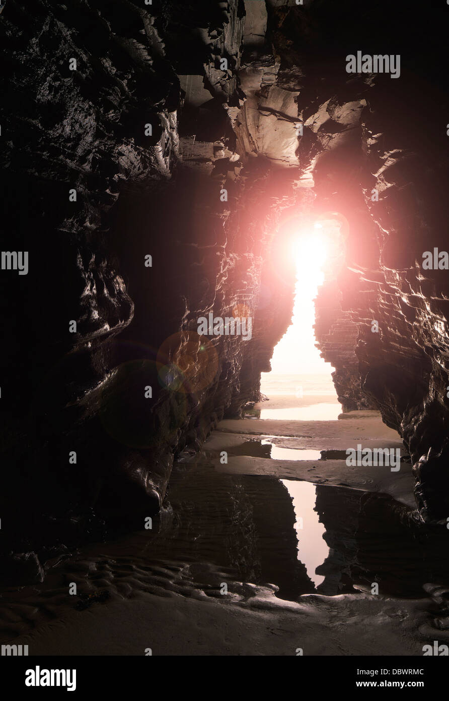 Inside cave located in cathedrals hi-res stock photography and images ...