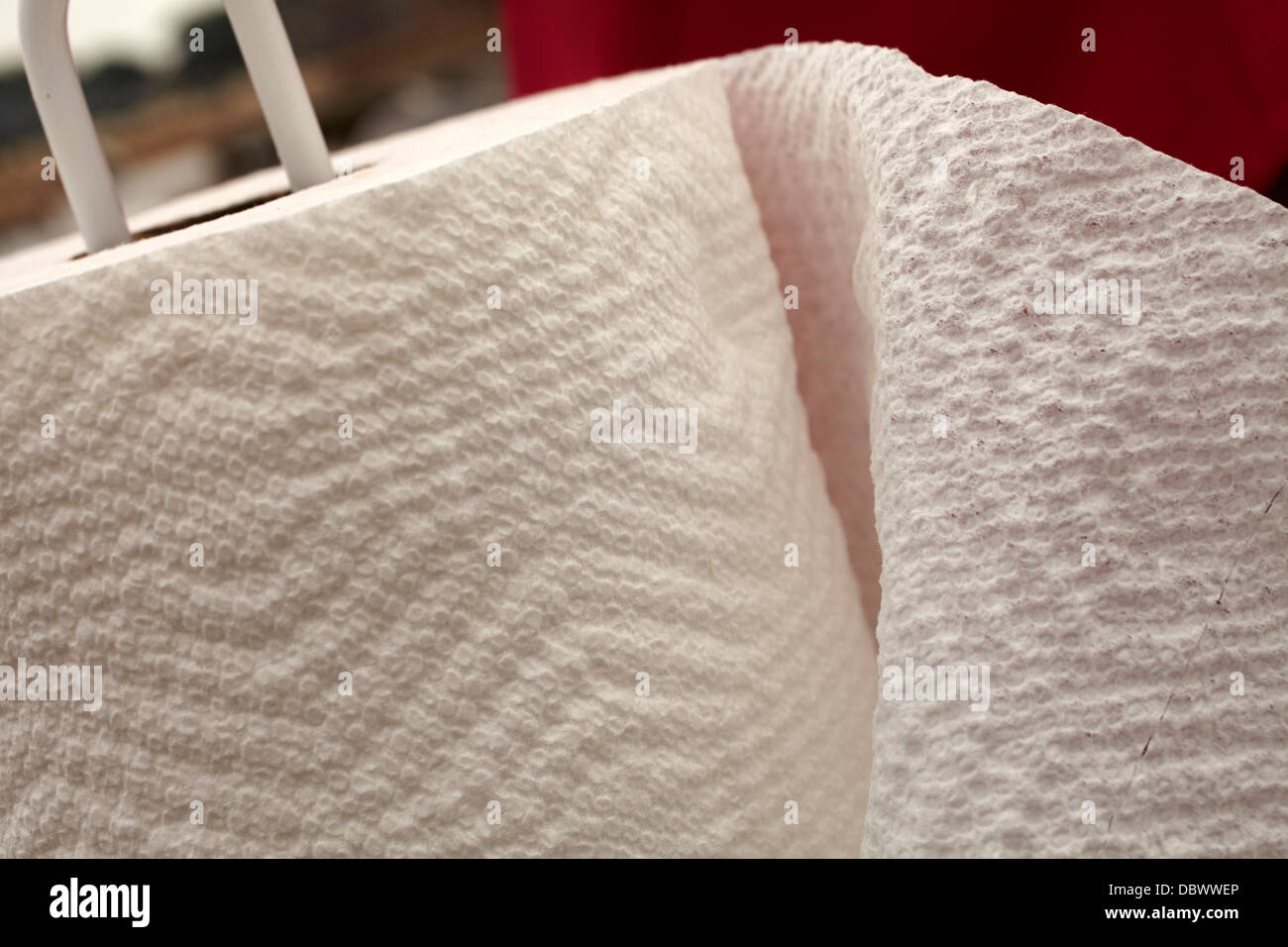 Roll white paper towels hi-res stock photography and images - Alamy