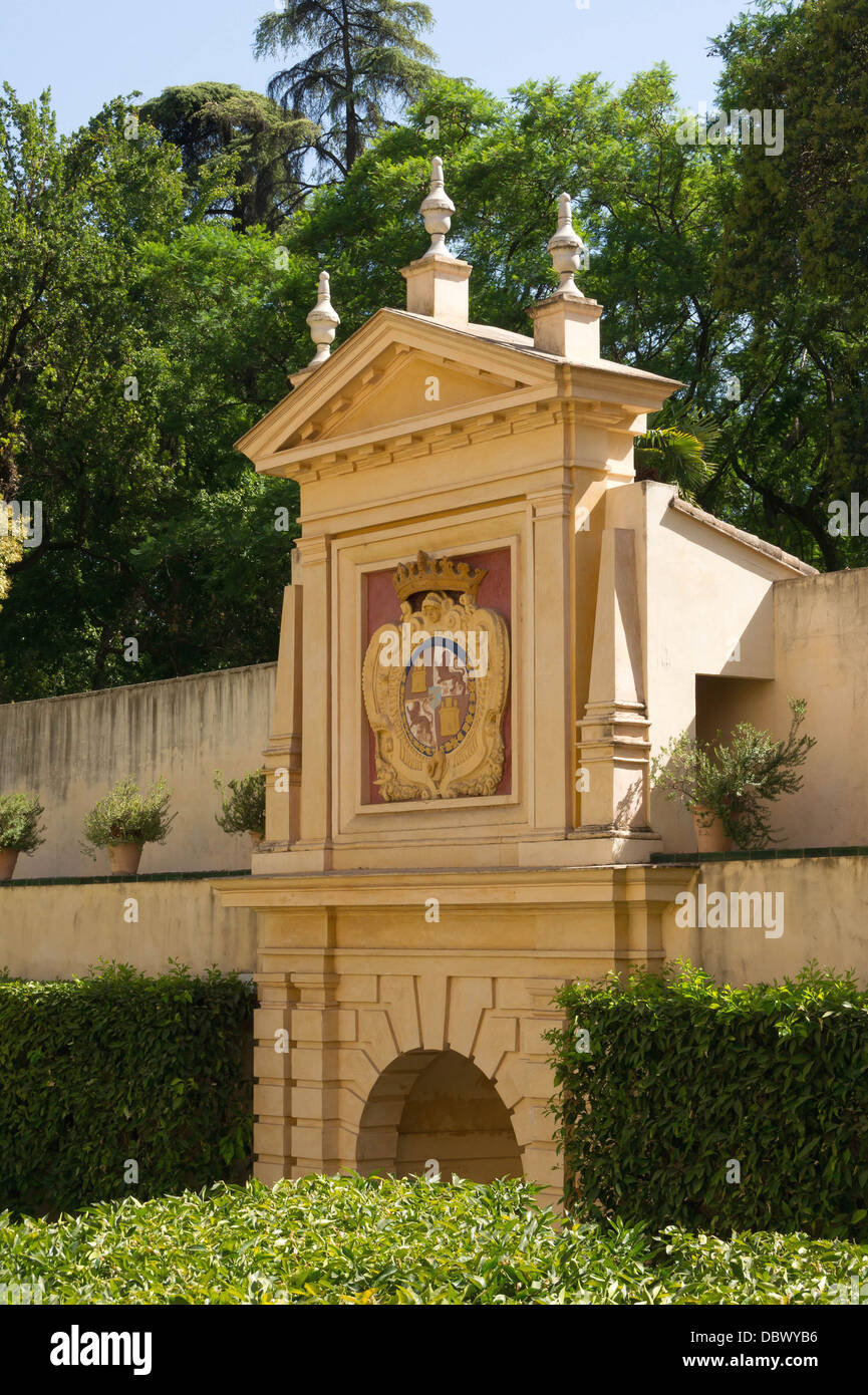 Gardens of the alcazar of sevill hi-res stock photography and images ...