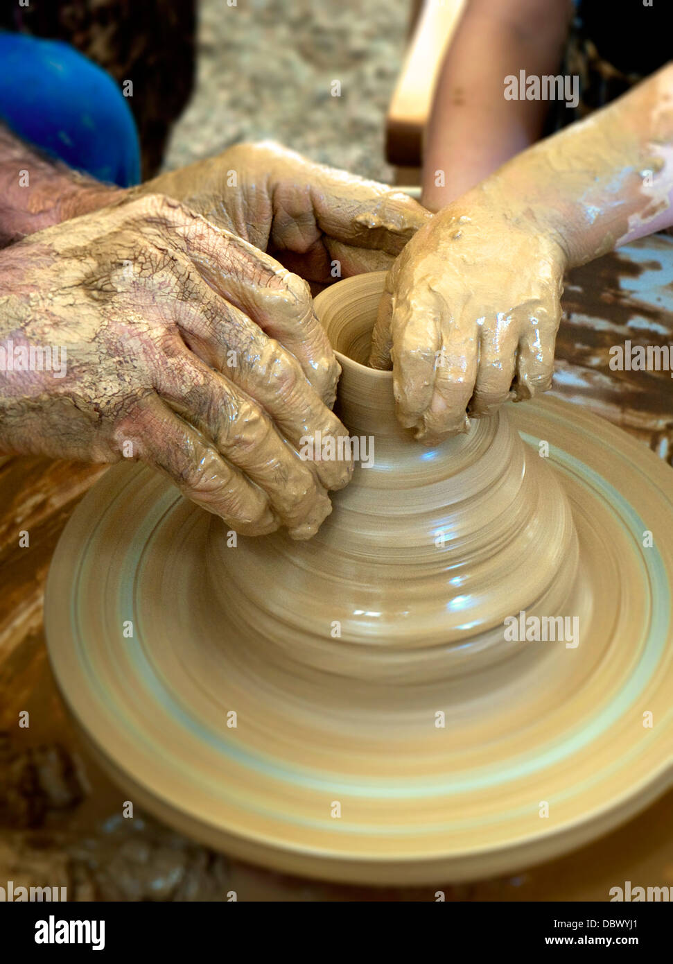 ceramic potter hands Stock Photo - Alamy