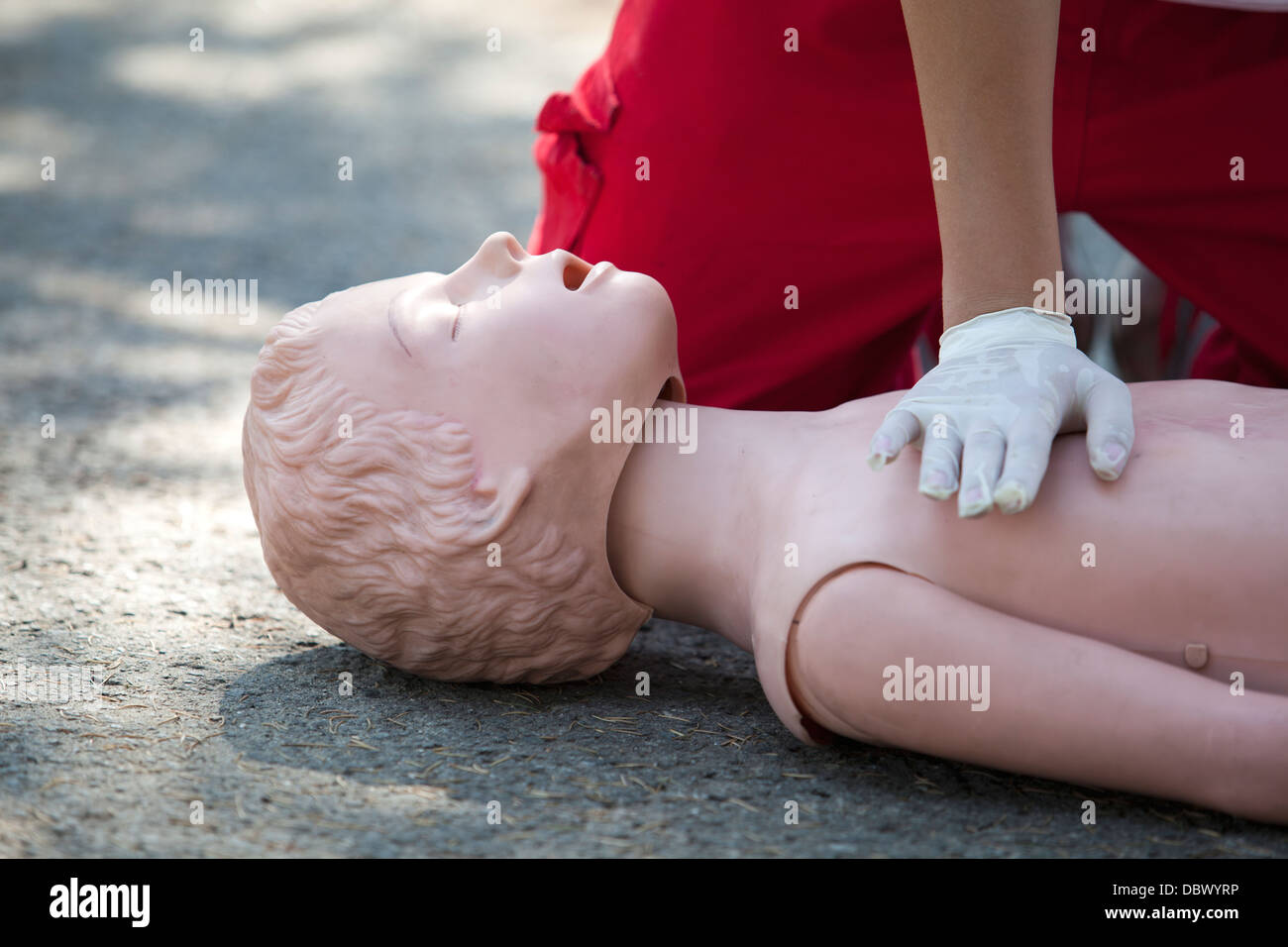 Cpr child hi-res stock photography and images - Alamy