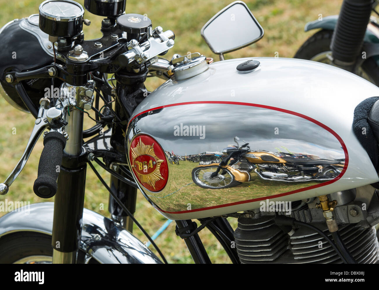 BSA Rocket Goldstar. Cafe Racer. Classic british motorcycle Stock Photo ...