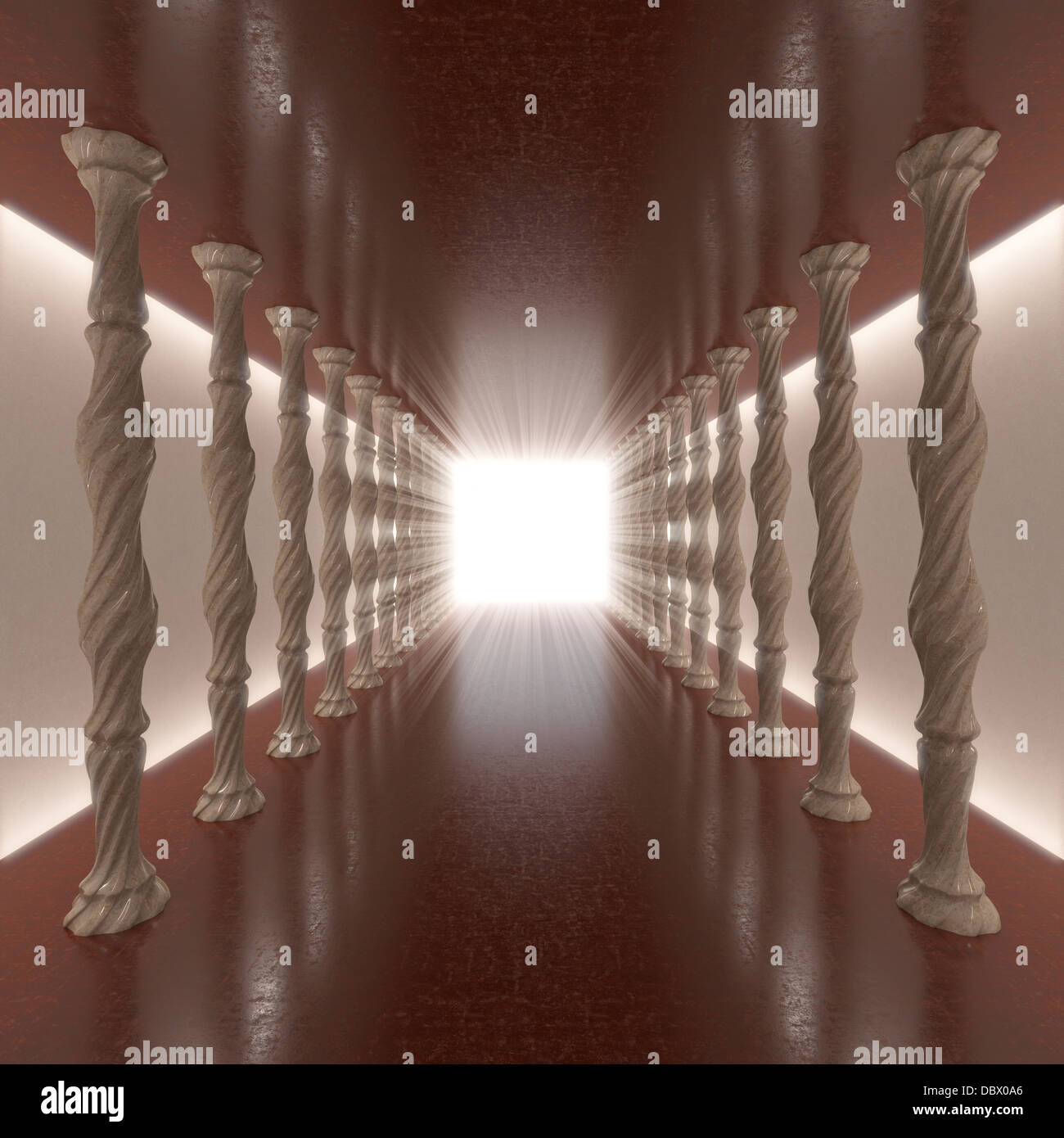 pathway to the light Stock Photo - Alamy