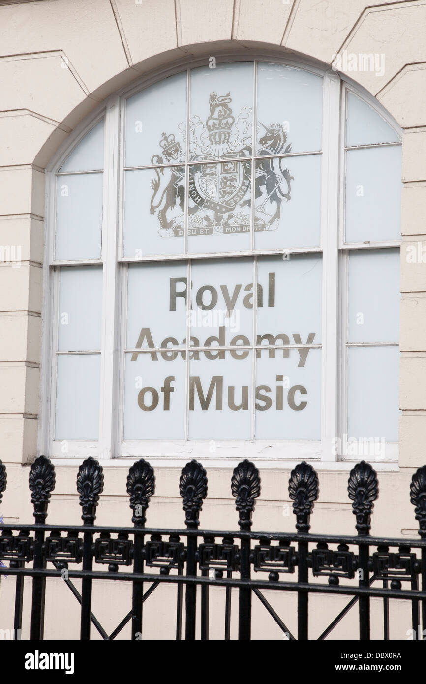 Royal Academy of Music Sign and Logo, London; England; UK Stock Photo ... Royal Academy of Music Sign and Logo, London; England; UK Stock Photo ...