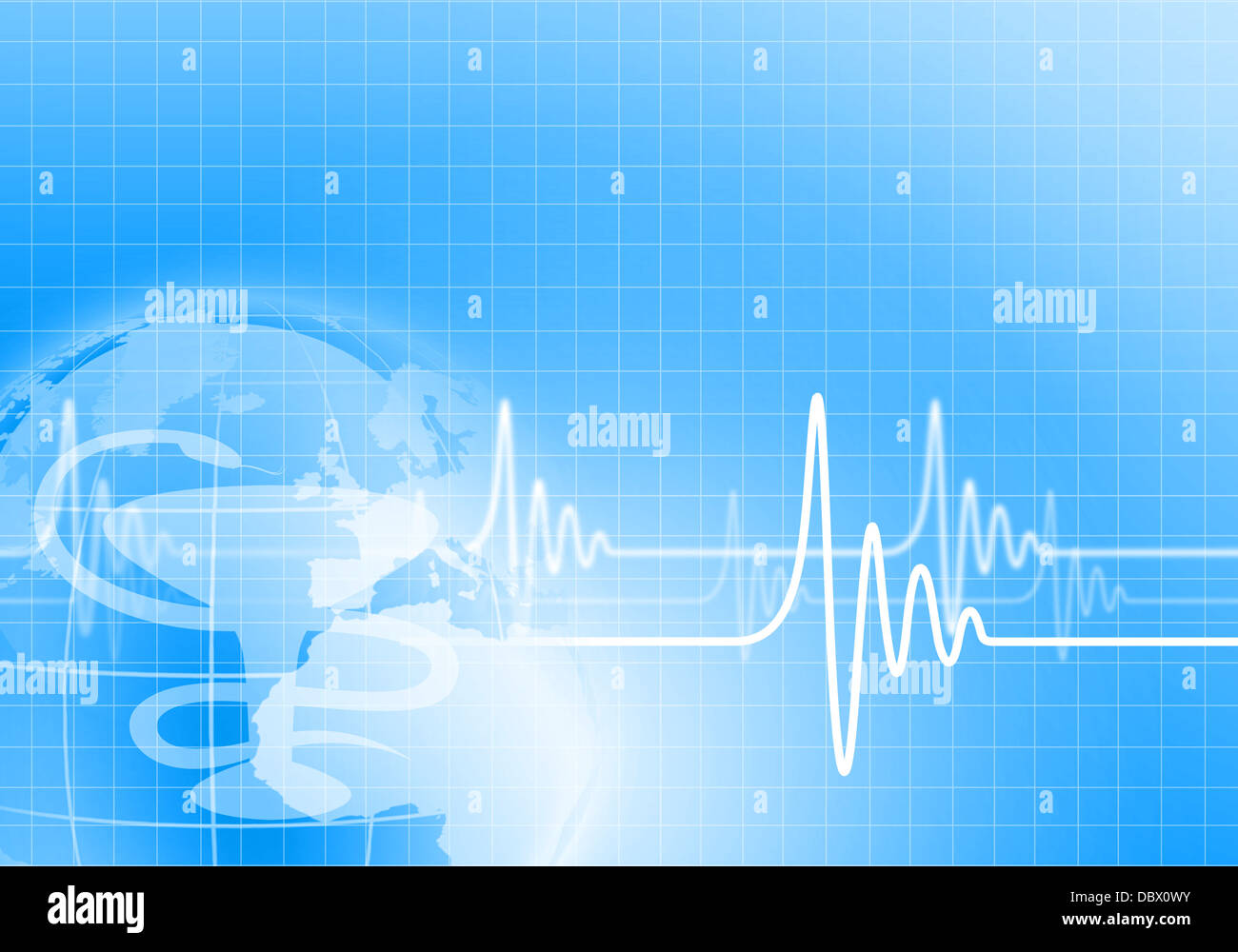 Heart beat illustration Stock Photo - Alamy