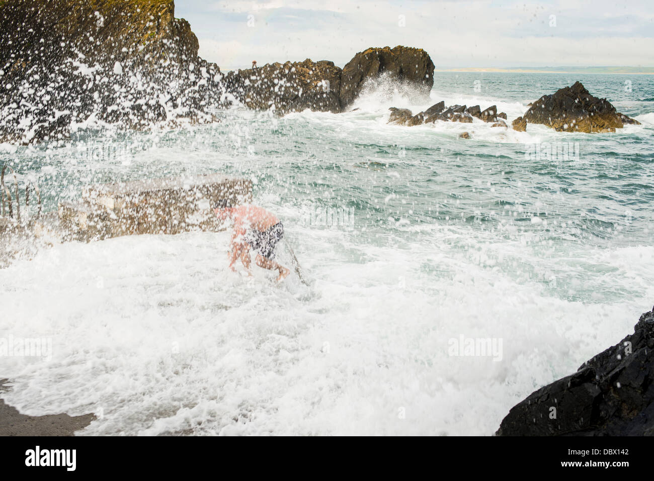Man emerging water hi-res stock photography and images - Alamy
