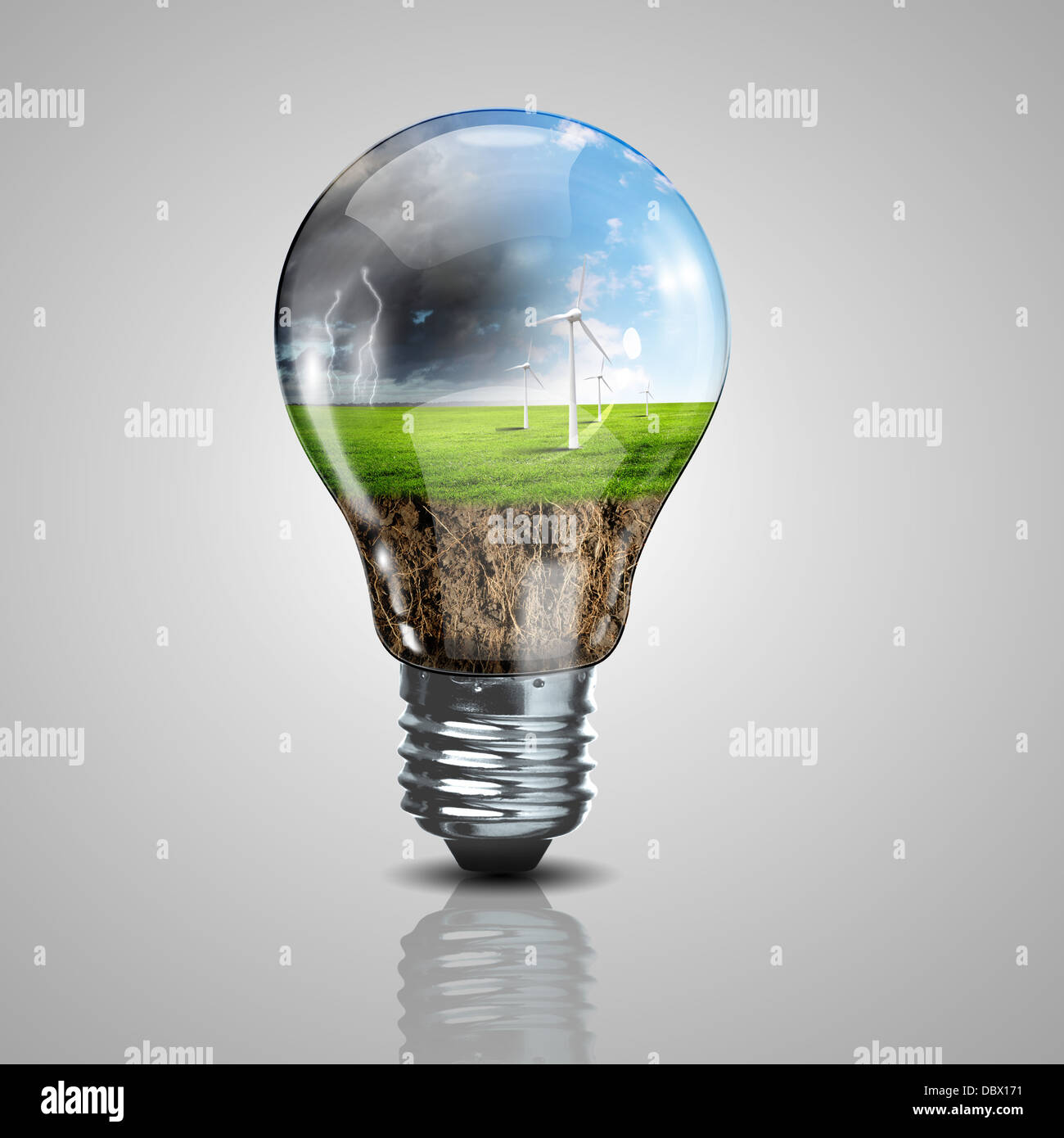 green energy symbols Stock Photo - Alamy