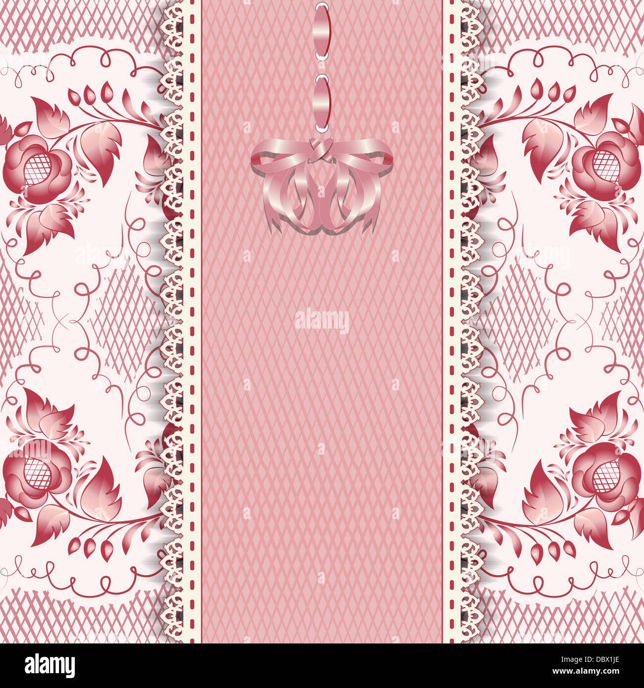 Stylish wedding invitation card vintage ornament background hi-res ...